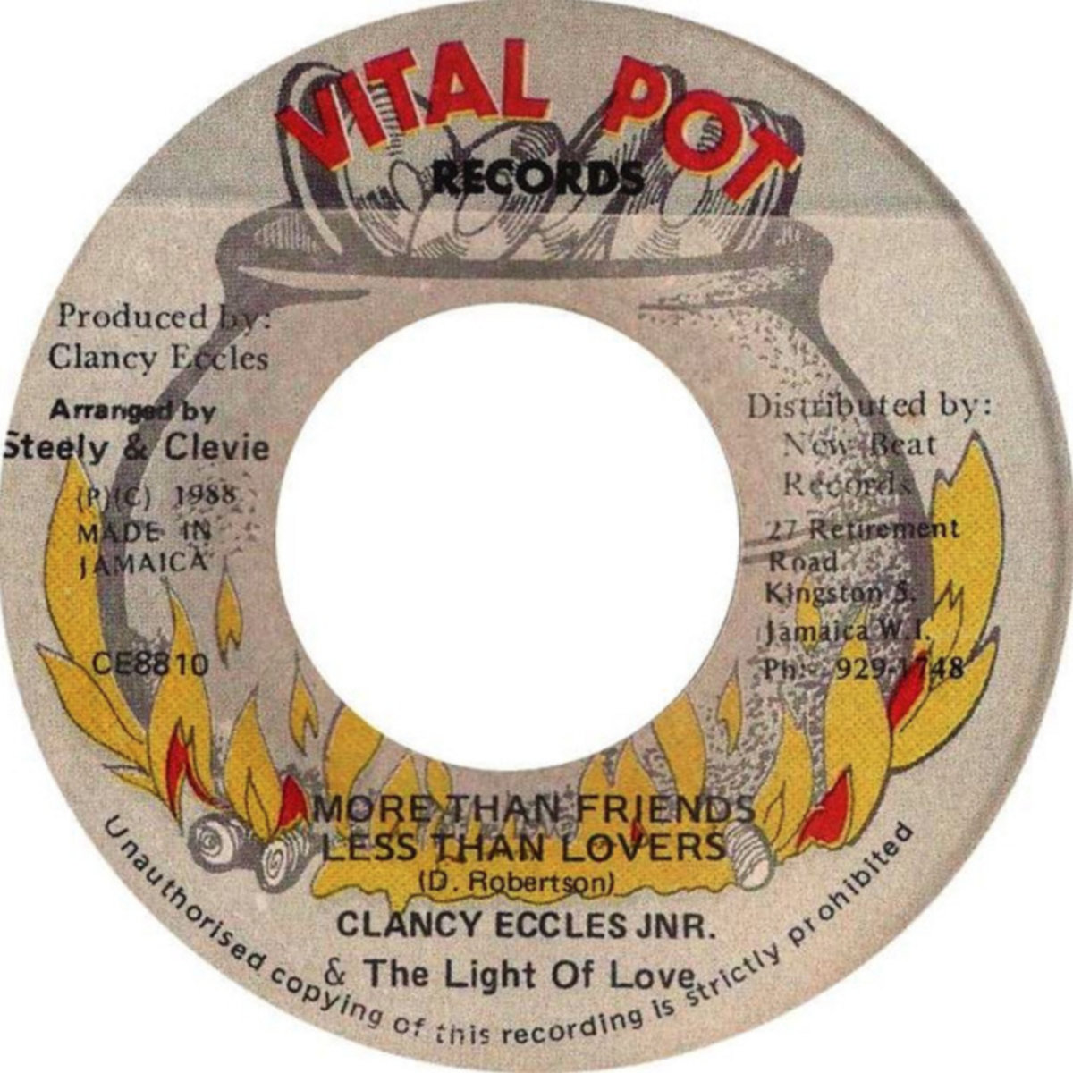 More Than Friends Less Than Lovers [SINGLE] | Clancy Eccles Jnr. & The ...