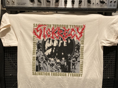 Salvation through tyranny T-shirt | Sickrecy