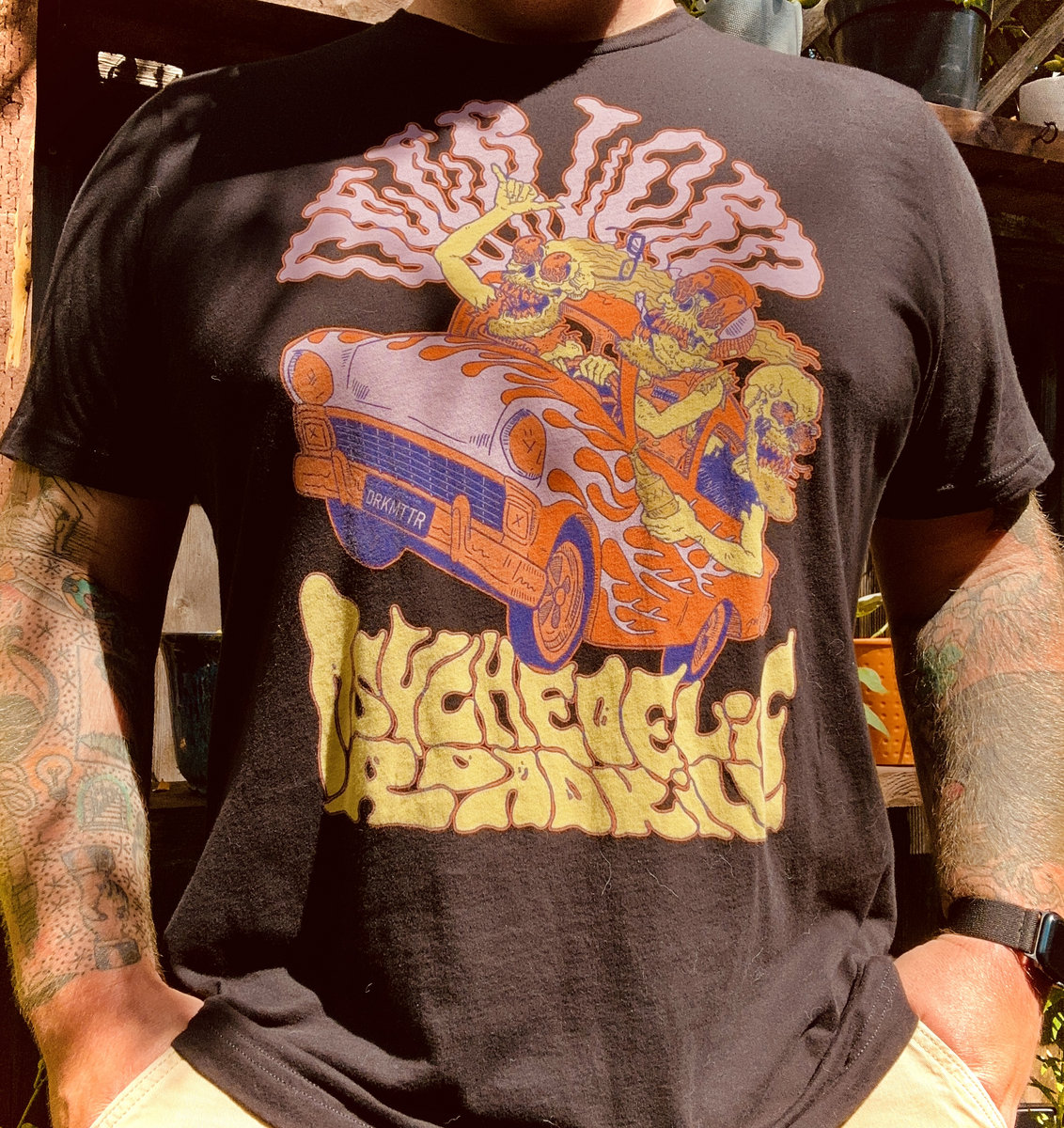 Psychedelic Roadkill T Shirt | Deer Lord