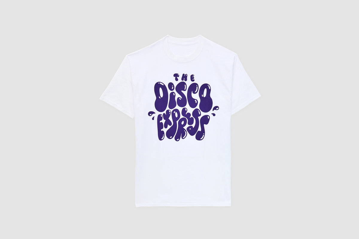 The Disco Express 'Drip Funk' Tee - Limited Edition, Purple on White ...