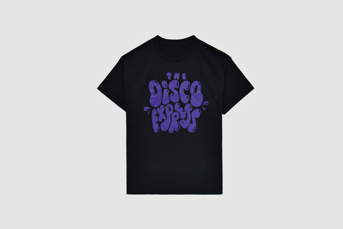 Drip Funk Tee - Limited Edition Purple on Black | The Disco Express