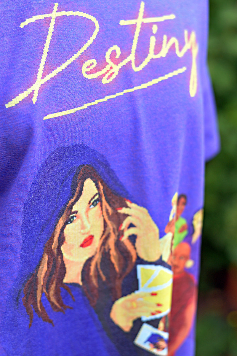 Destiny T-Shirt in Stunning Blackberry | DJ Sabrina The Teenage DJ
