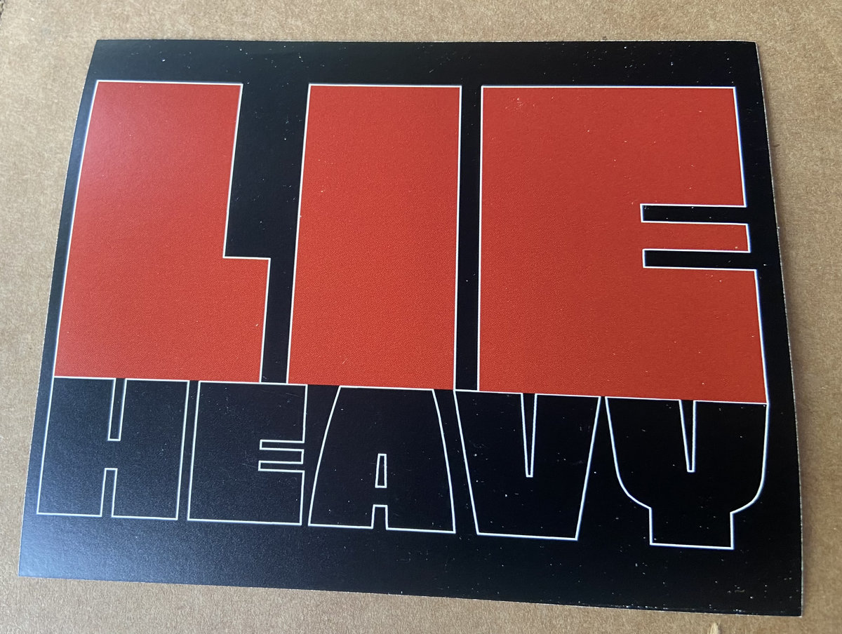 LIE HEAVY LOGO STICKER | Lie Heavy