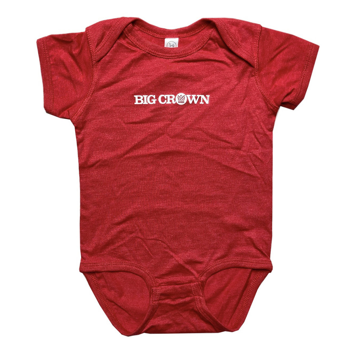 Big Crown Logo Infant Onesie (Red) | Big Crown Records