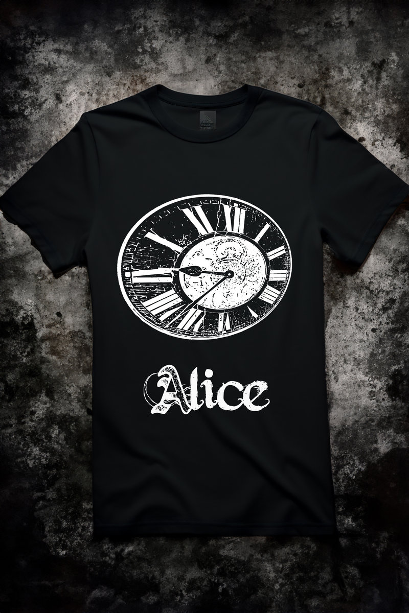 2012 AL1CE Clock Logo Shirt | AL1CE