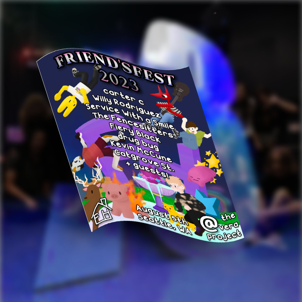 friendsfest '23 poster | friend's house records