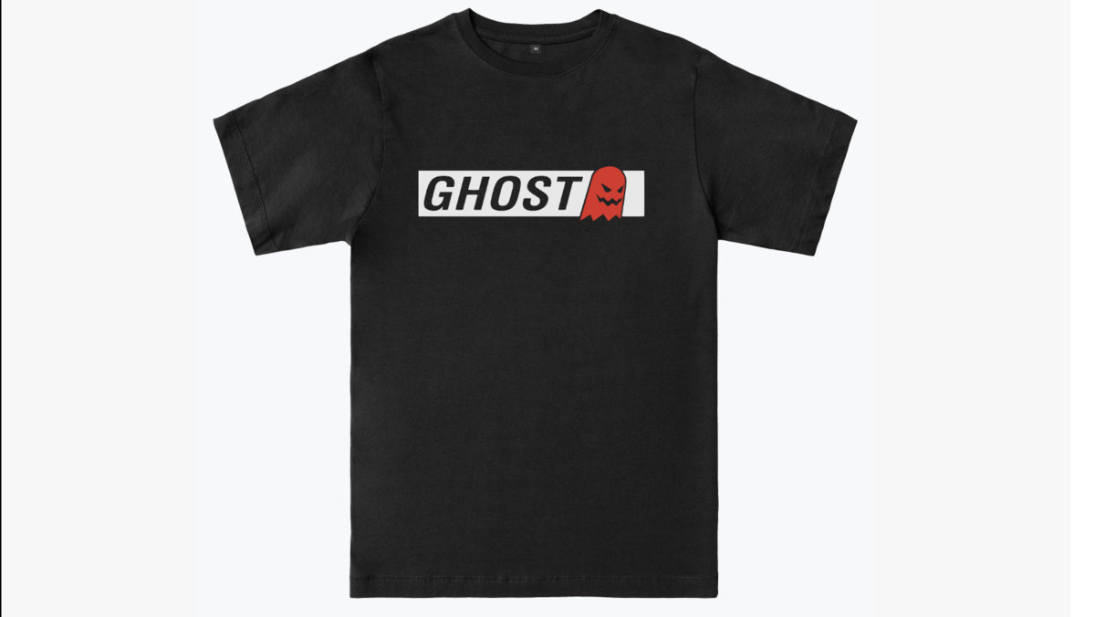 Ghost Logo T-Shirt (Black) | El-B