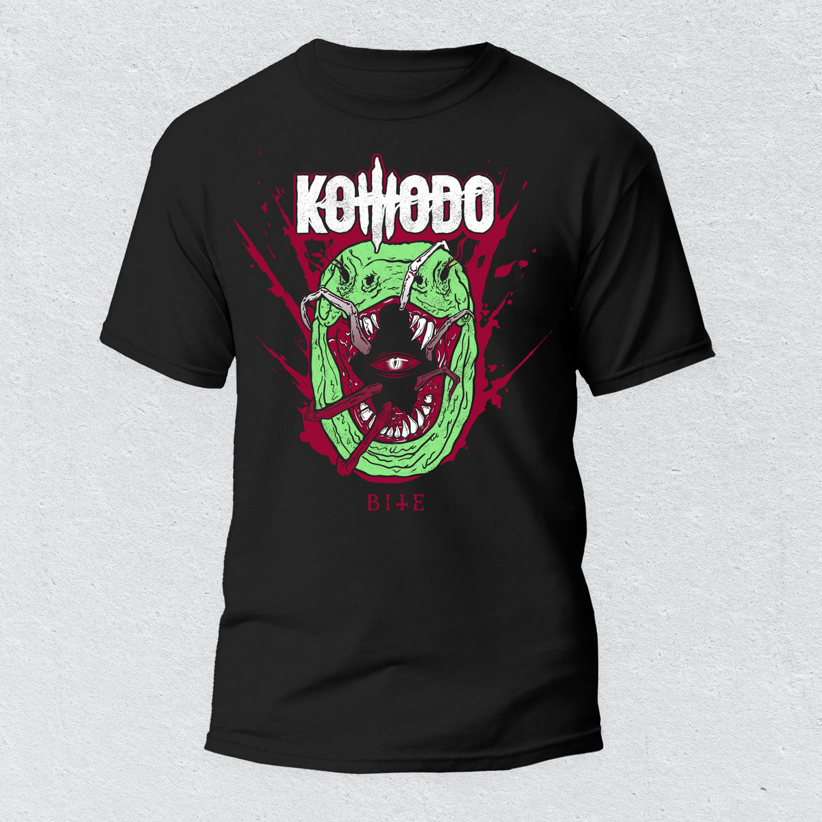 BITE KOMODO SHIRT (BLACK) | Komodo Band