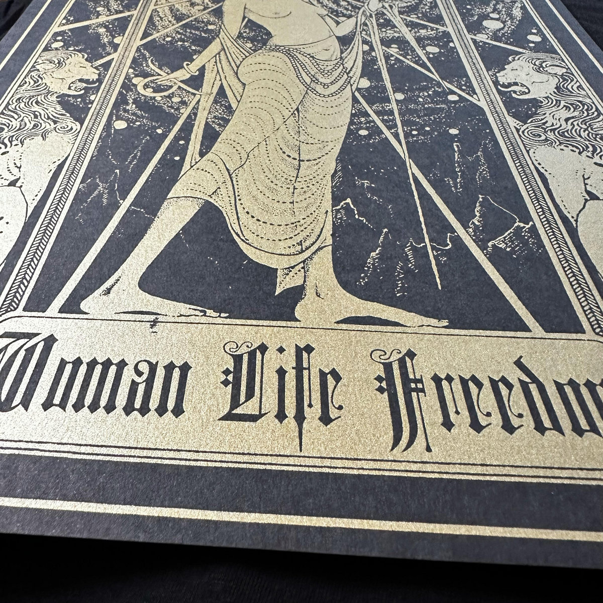 LIMITED EDITION Hand Numbered Silk-screen Printed Woman Life Freedom ...
