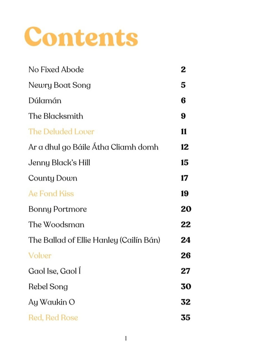 No Fixed Abode Songbook LIMITED EDITION | TRÚ