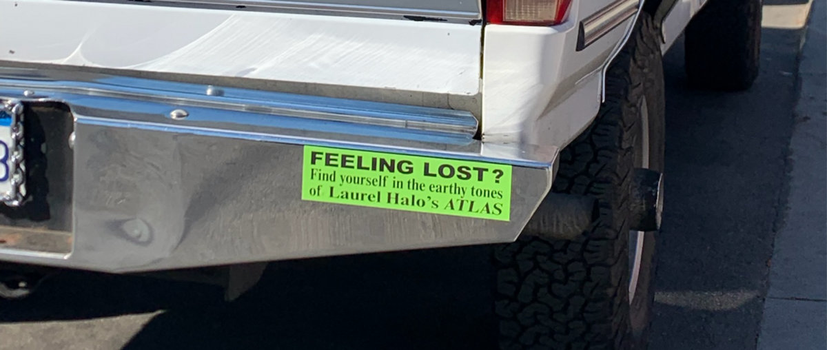 FEELING LOST? Bumper Sticker | Awe