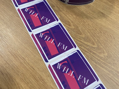 5pk Will FM Radio Stickers! | Will FM