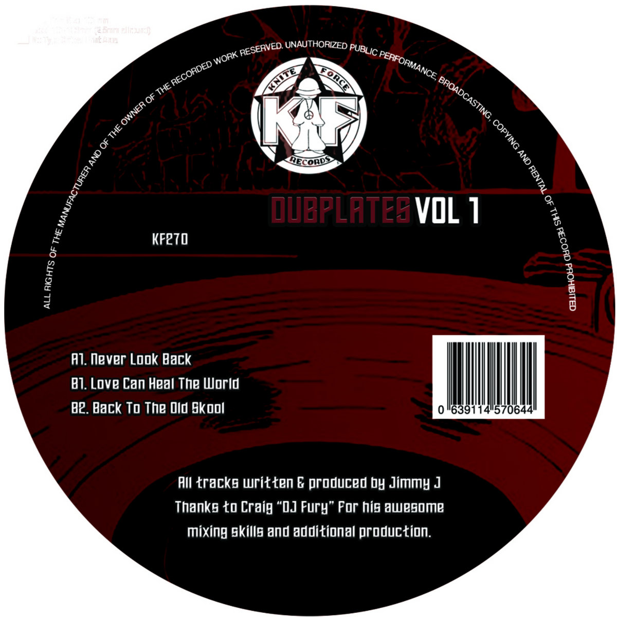KF270 - Dubplate Volume 1 | Jimmy J | Kniteforce