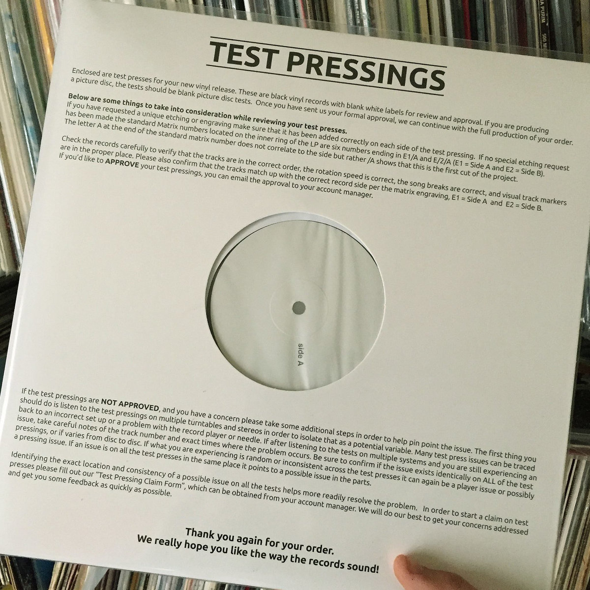 S950 Funk – 12" Vinyl Test Pressing | El Jazzy Chavo