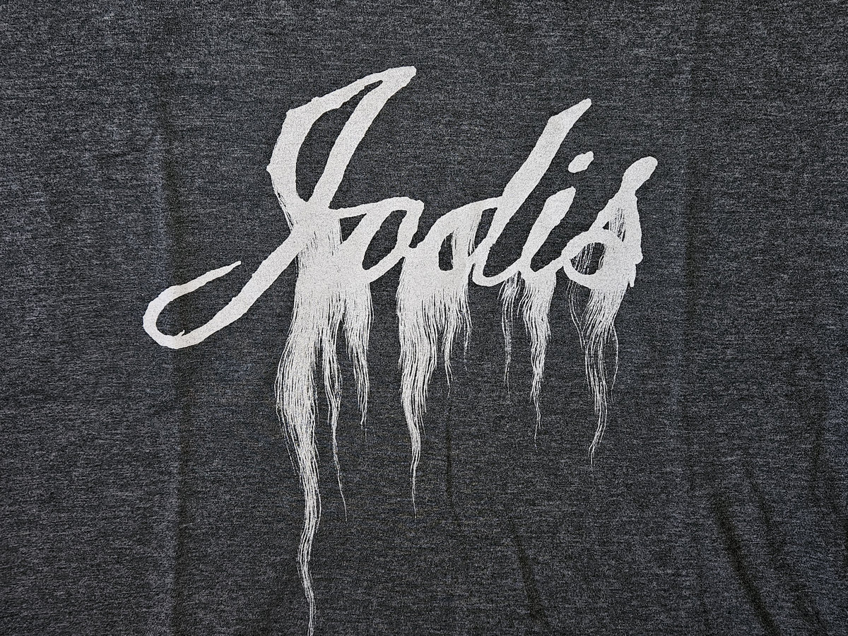 Jodis "Black Curtain" heather grey T-shirt NEW/OLD stock | James Plotkin