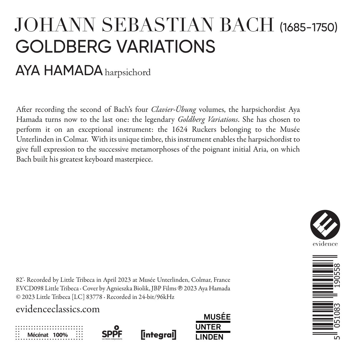Bach: Goldberg Variations | Aya Hamada