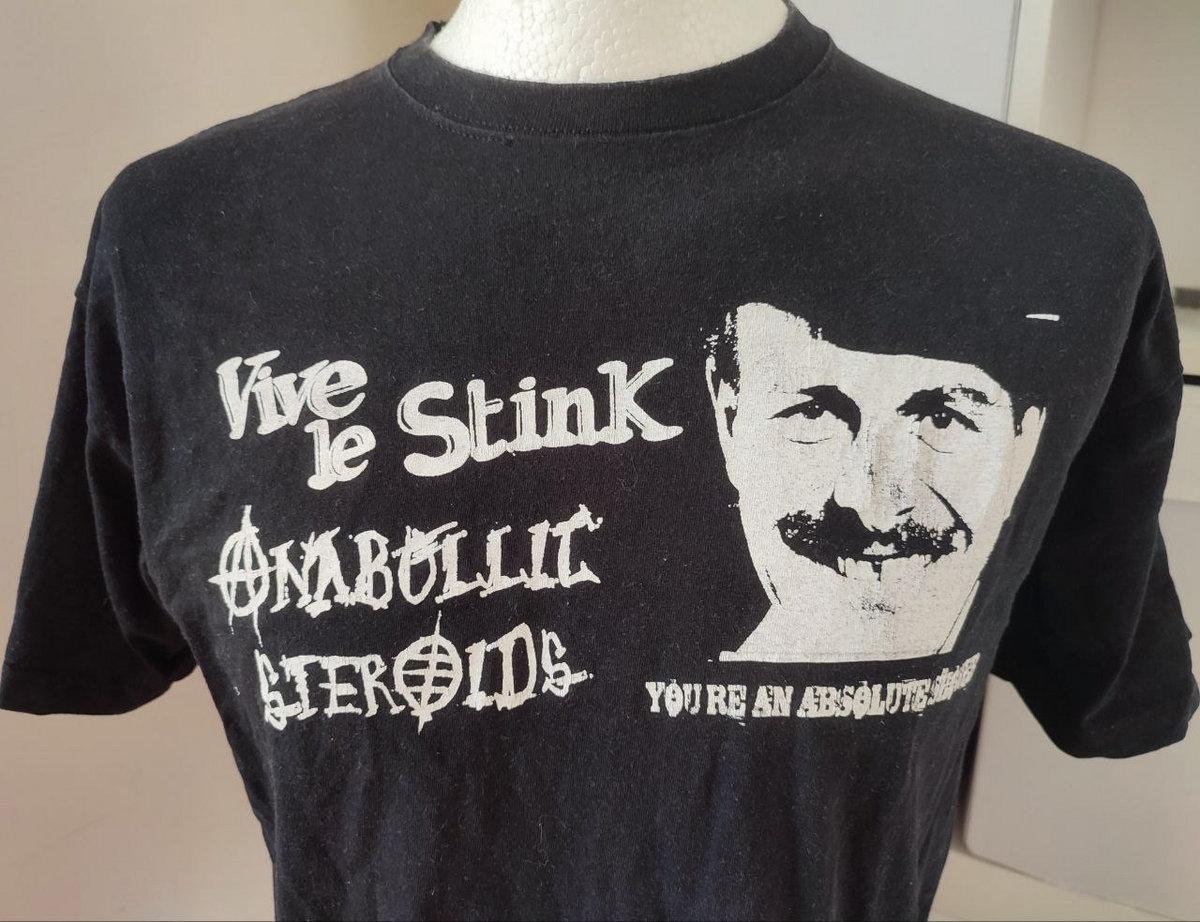 'Terry Thomas' - T-Shirt Black / Navy | Anabollic Steroids