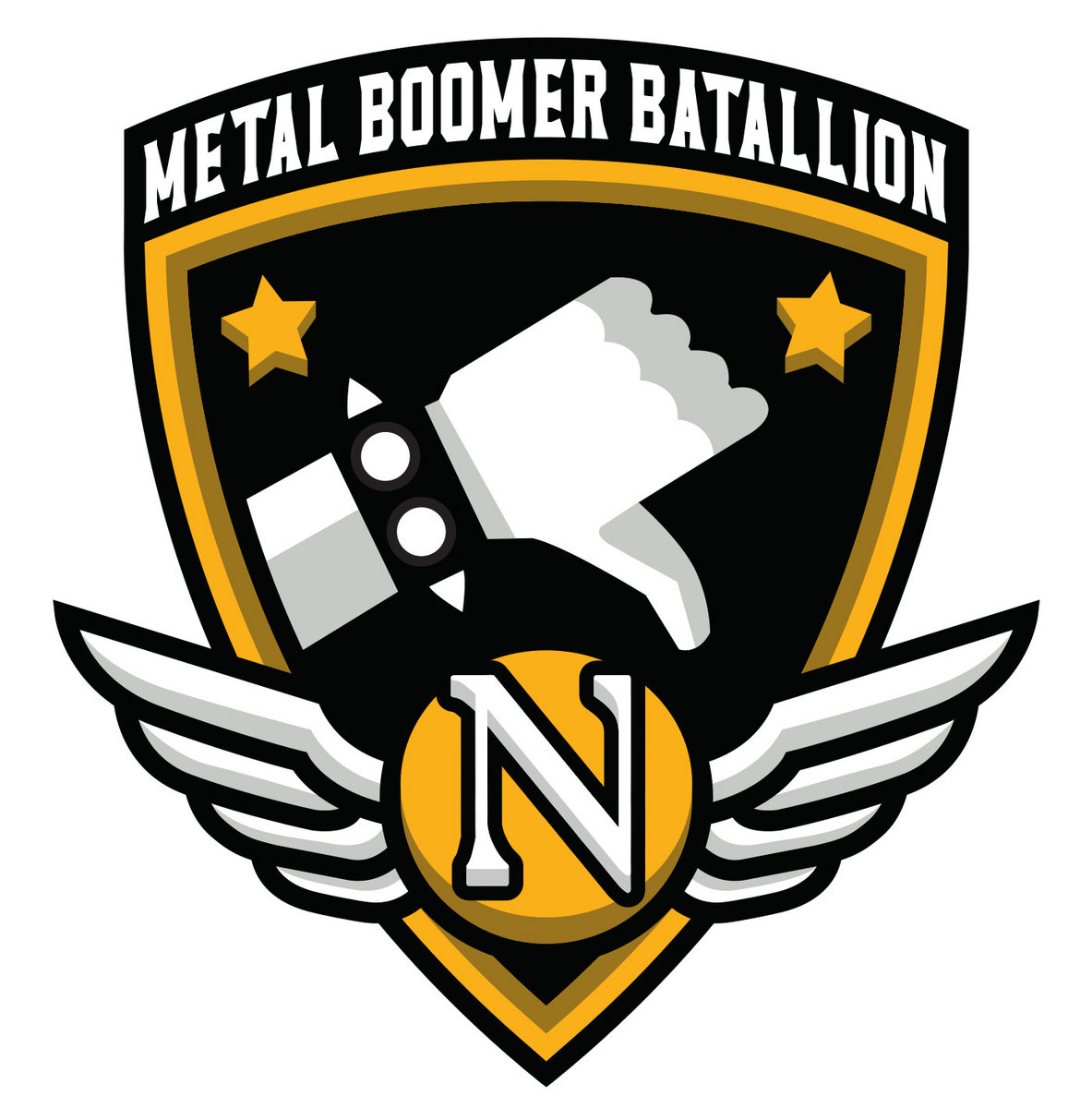 Metal Boomer Battalion - Embroidered Patch | Nanowar Of Steel