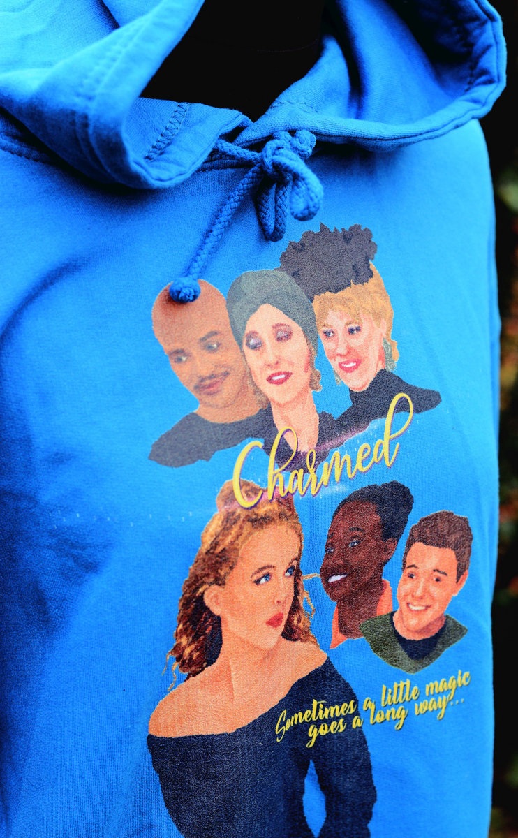 Charmed Charming Blue Hoodie | DJ Sabrina The Teenage DJ