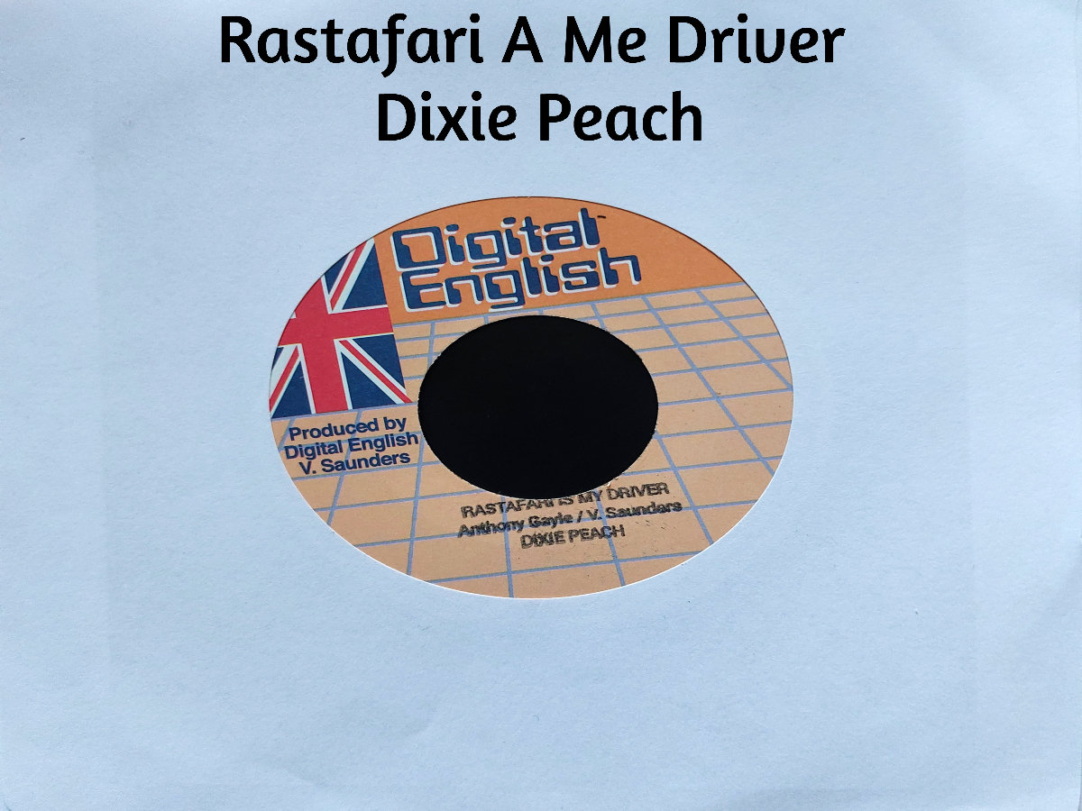 RASTAFARI A ME DRIVER DIXIE PEACH | DIGITAL ENGLISH