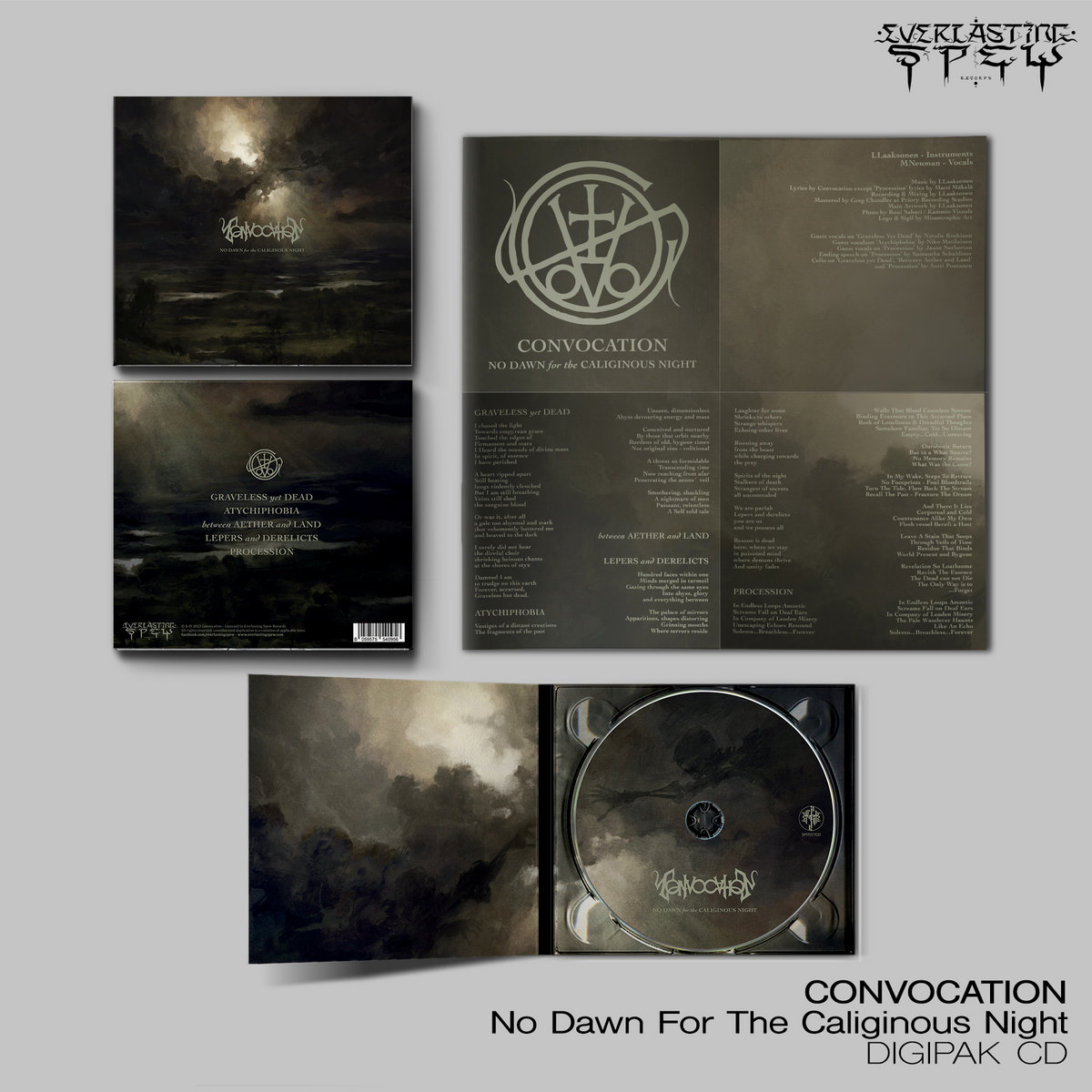 No Dawn For The Caliginous Night | Convocation | Everlasting Spew Records