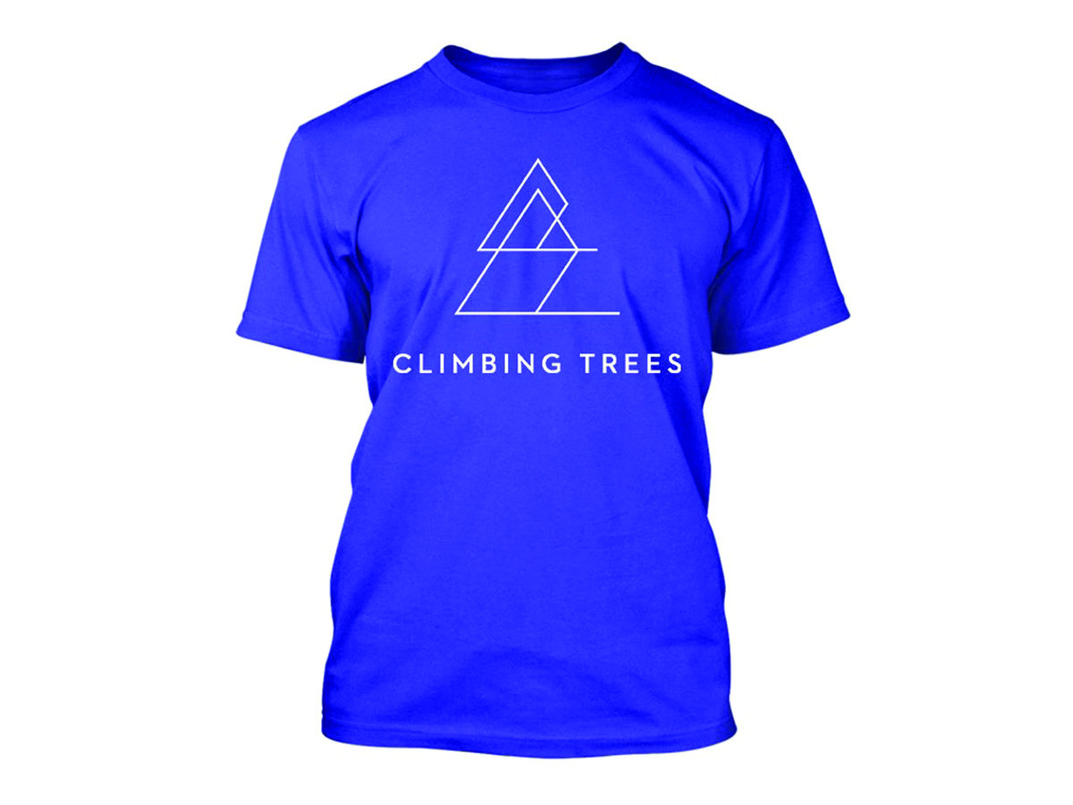 Climbing Trees BLUE Adult Treeshirt | Climbing Trees