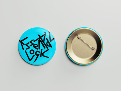 Badge (Black on Blue) | Essential Logic