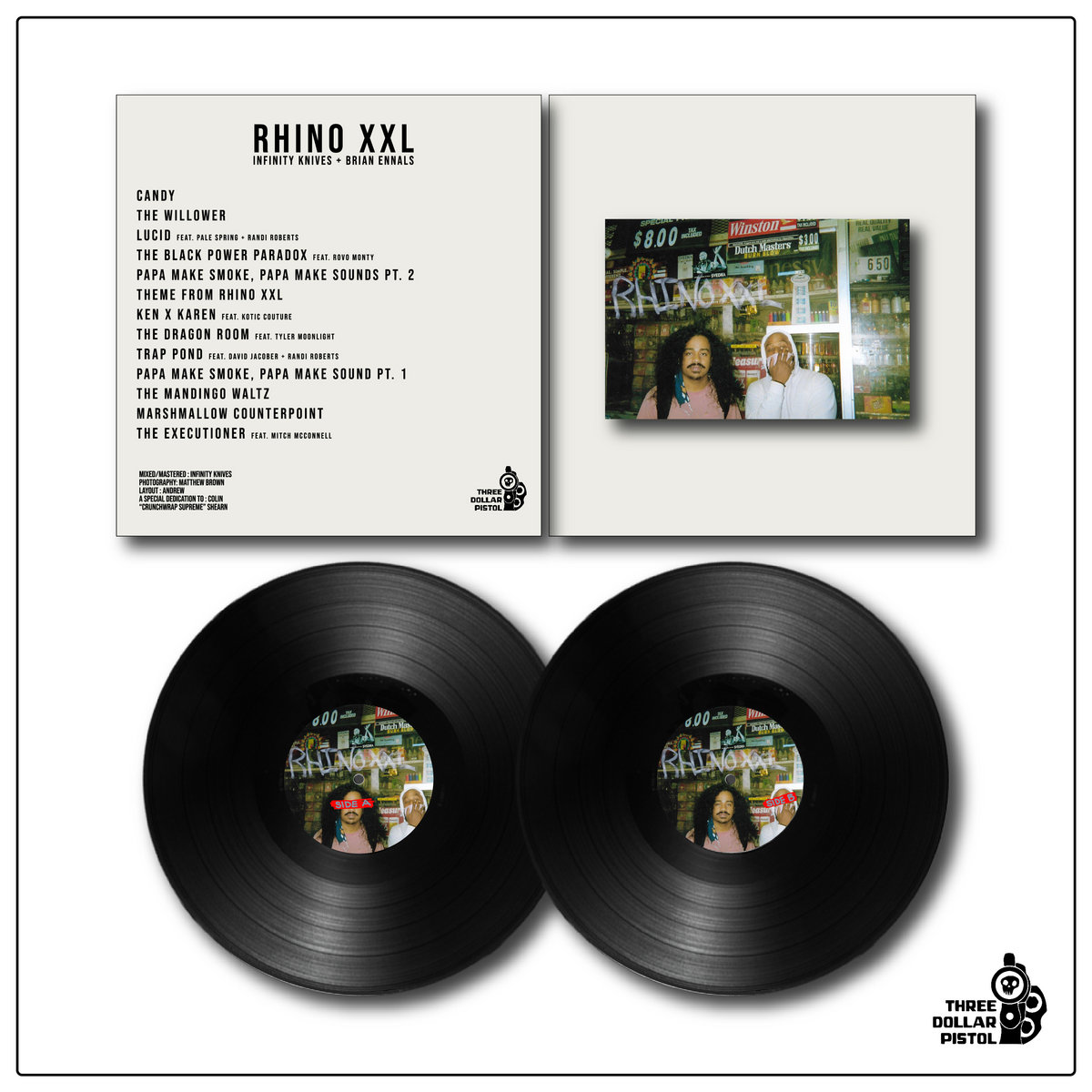 Rhino XXL | Infinity Knives x Brian Ennals | Three Dollar Pistol Music LLC