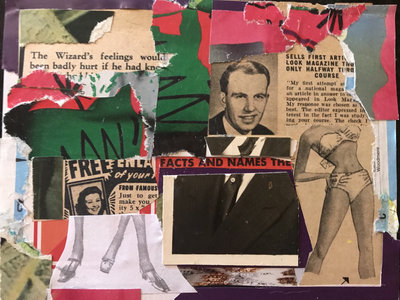 Hand made collage apr. 5 x 7 | Jean Caffeine