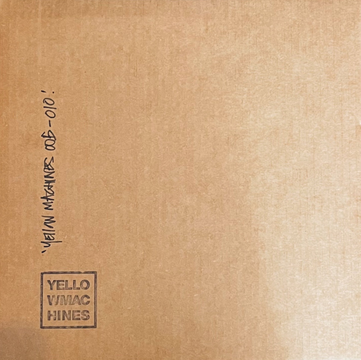YM BOX SET YM006-YM010 | YELLOW MACHINES (label)