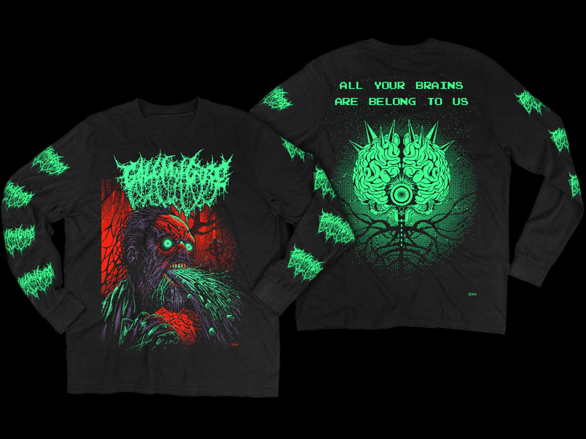 THE BRAIN EATERS : GOLEM OF GORE LONGSLEEVE | Golem Of Gore