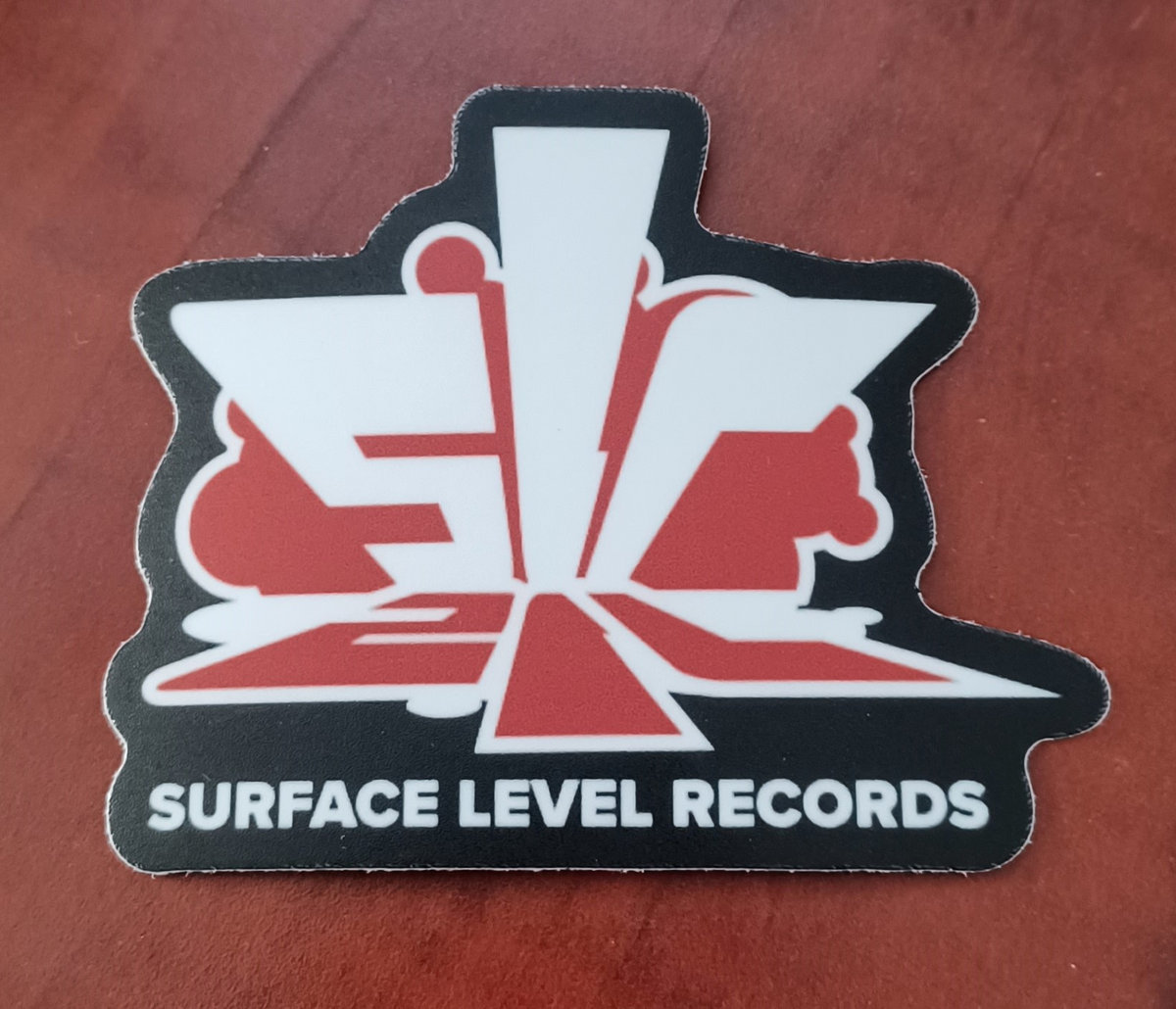 Surface Level Records - Amber Orange Sticker | Surface Level Records