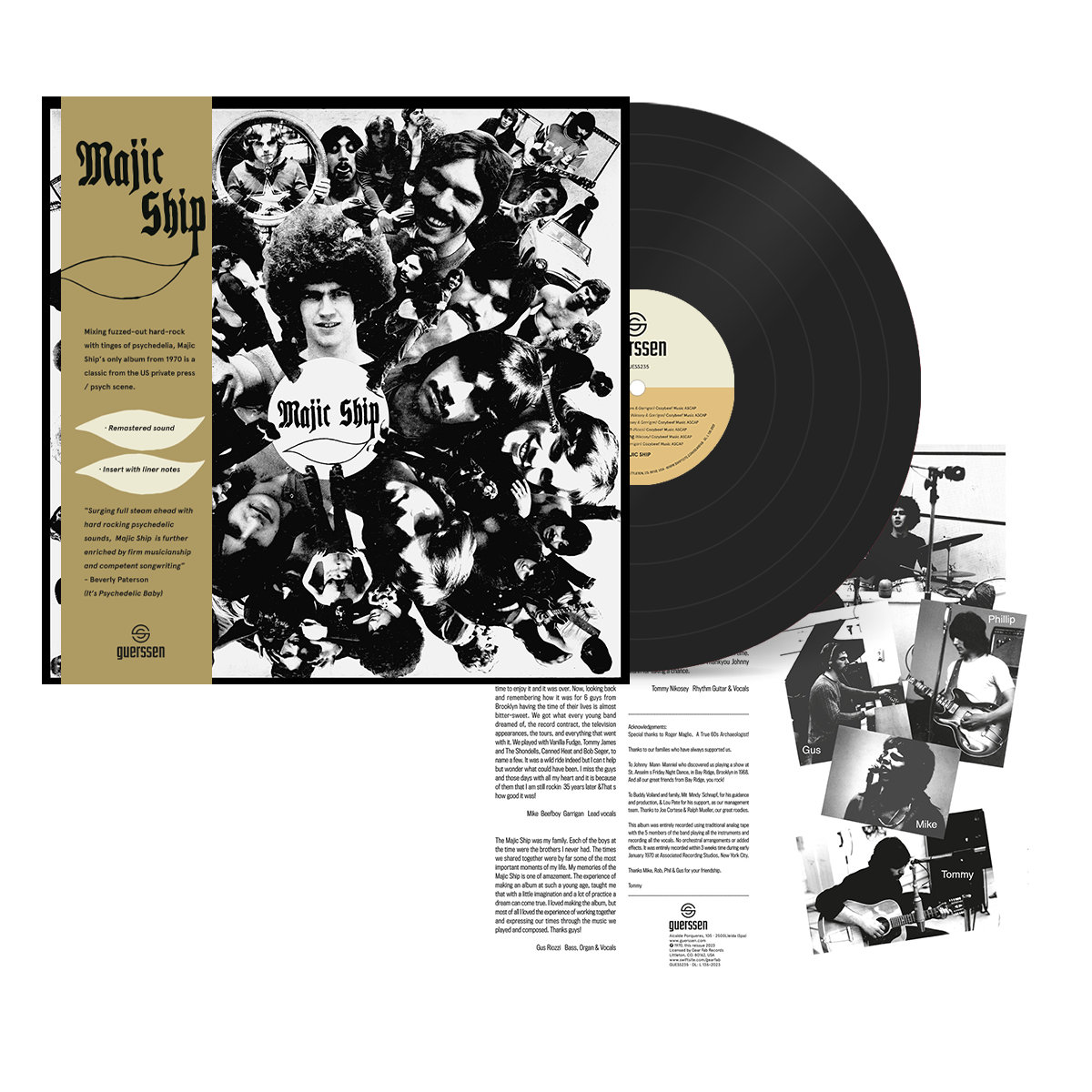 MAJIC SHIP - Majic Ship · Black LP | Guerssen Records