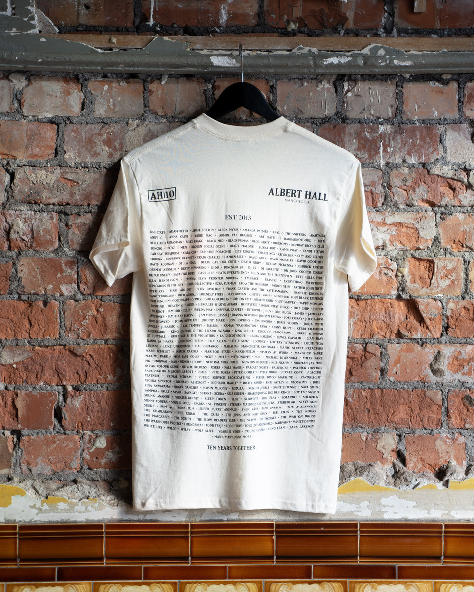 Albert Hall 10th Anniversary T-Shirt (Limited Edition) | Albert Hall
