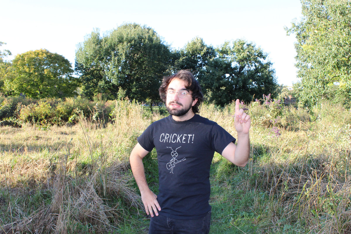 Cricket the Logo T-shirt (White on Black) | Cricket!