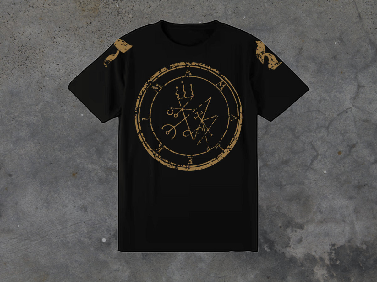Amalekim golden sigil t-shirt | Amalekim