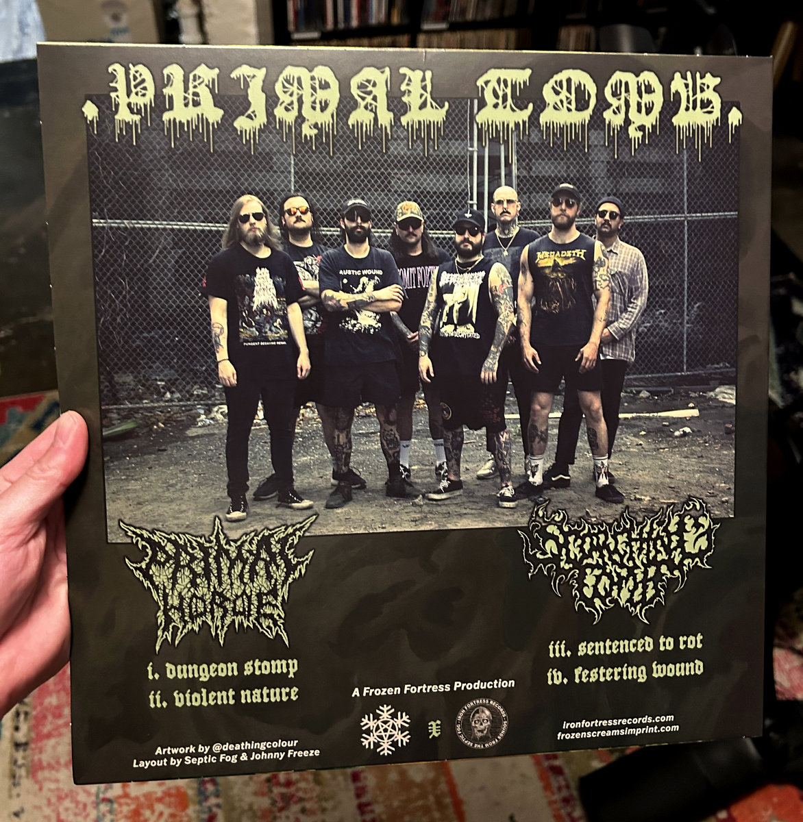 Primal Tomb (Split) | PRIMAL HORDE / SCORCHING TOMB | Frozen Screams ...