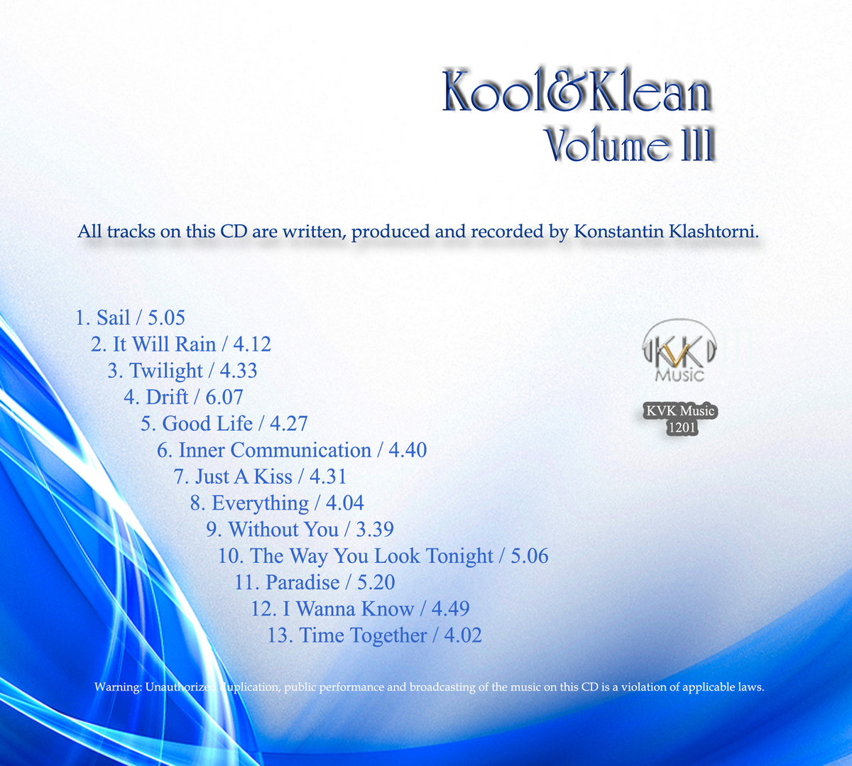 Kool&Klean - Volume III | Konstantin Klashtorni