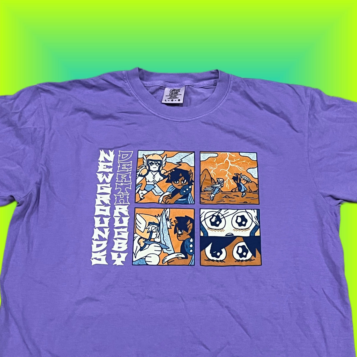 Comic T-Shirt | Newgrounds Death Rugby