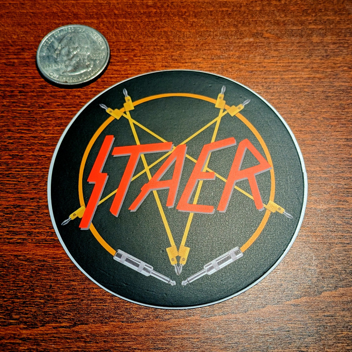 ST∆ER Slayer 3-inch Vinyl Sticker + FREE album | ST∆ER