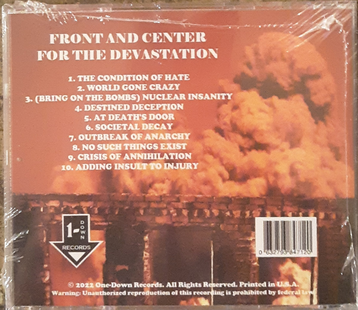 Front and Center for the Devastation | Societal Decay