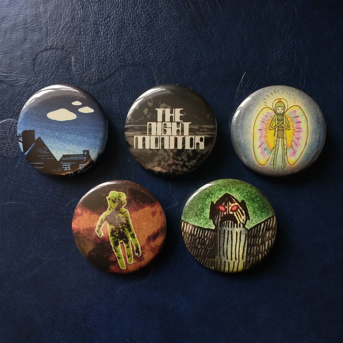 Perception Report Volume One - 5 x Pin Button Badge Set | The Night Monitor