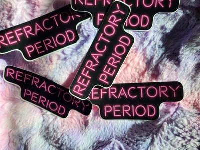 Refractory Period Logo Sticker | Refractory Period
