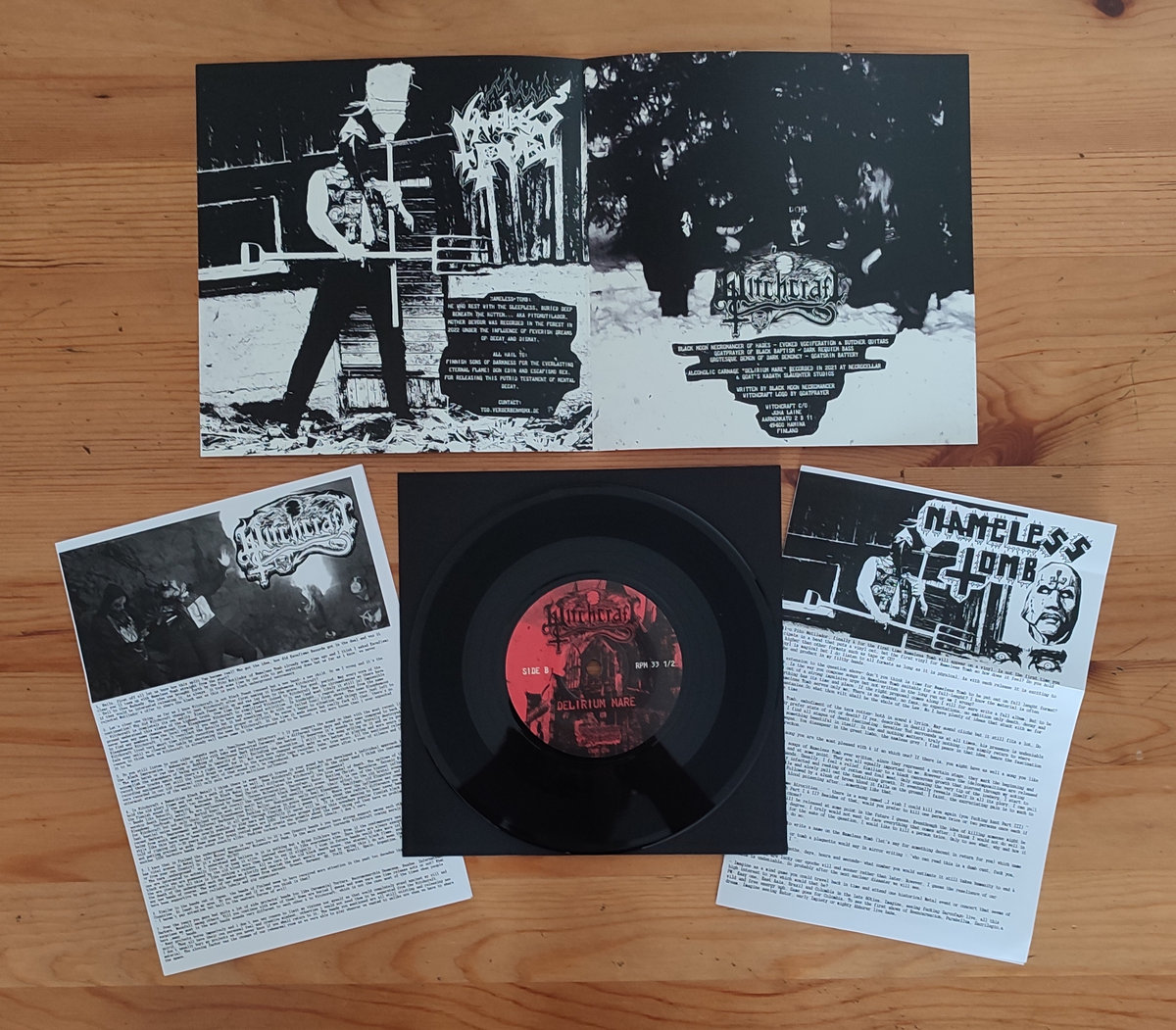 Nameless Tomb (Ger) / Witchcraft (Fin) "Mother Devour / Delirium Mare ...