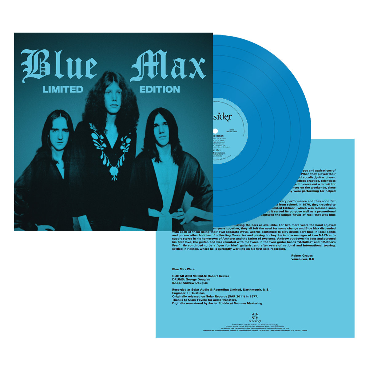 BLUE MAX - Limited Edition · Blue LP | Guerssen Records