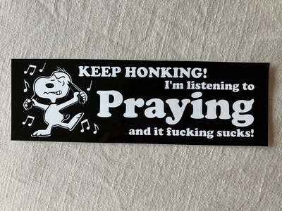 Snoopy Sticker | Praying