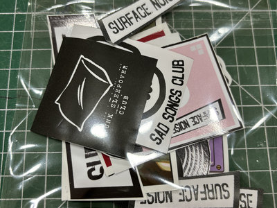 Surface Noise Sticker Pack 2 | Surface Noise Zine