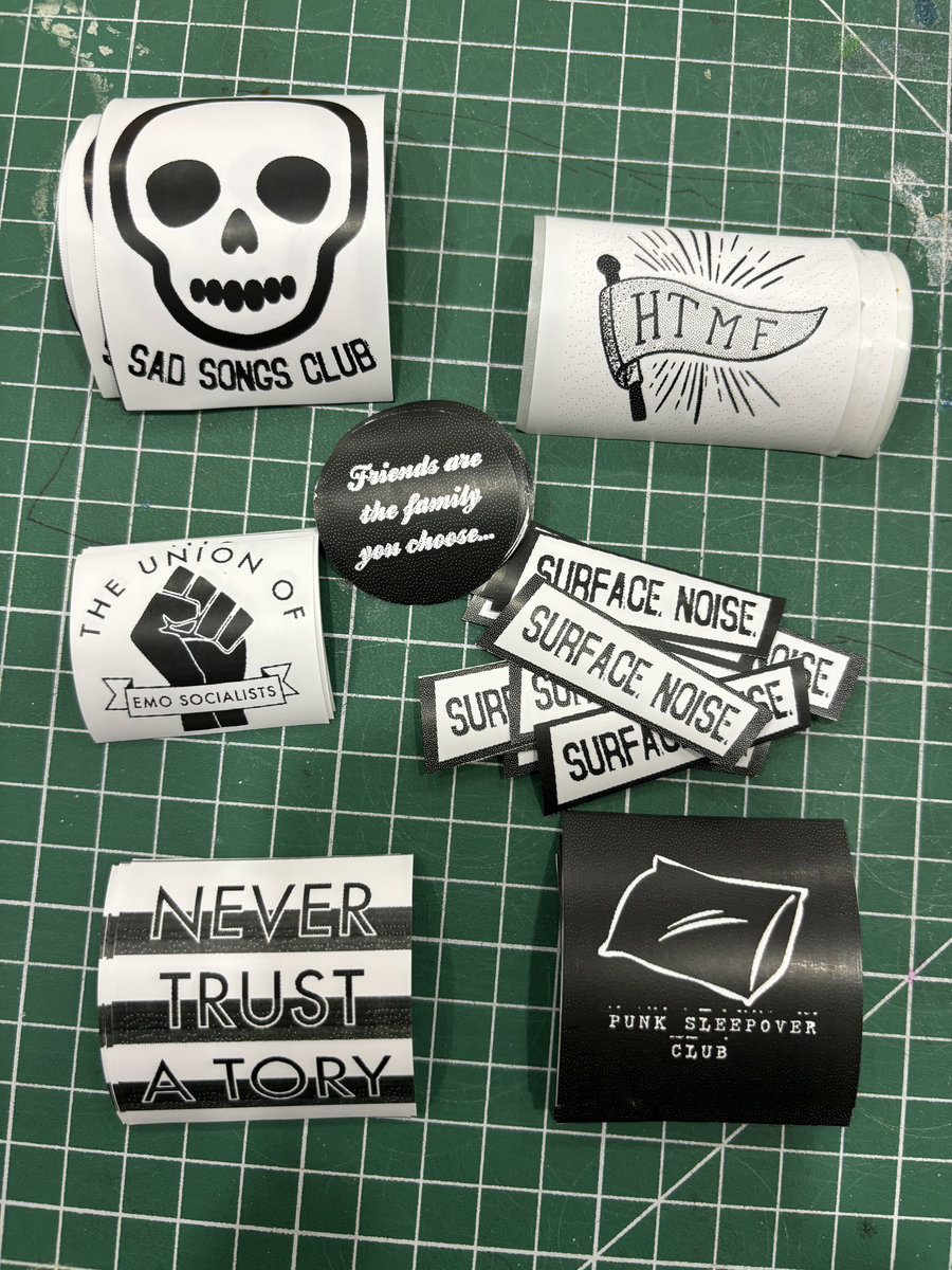 Surface Noise Sticker Pack 2 | Surface Noise Zine