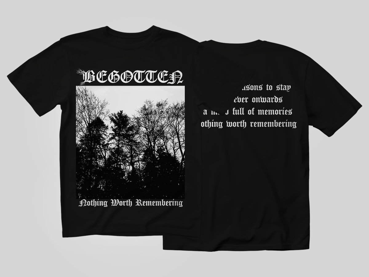 Nothing Worth Remembering T-Shirt + CD Bundle | Begotten