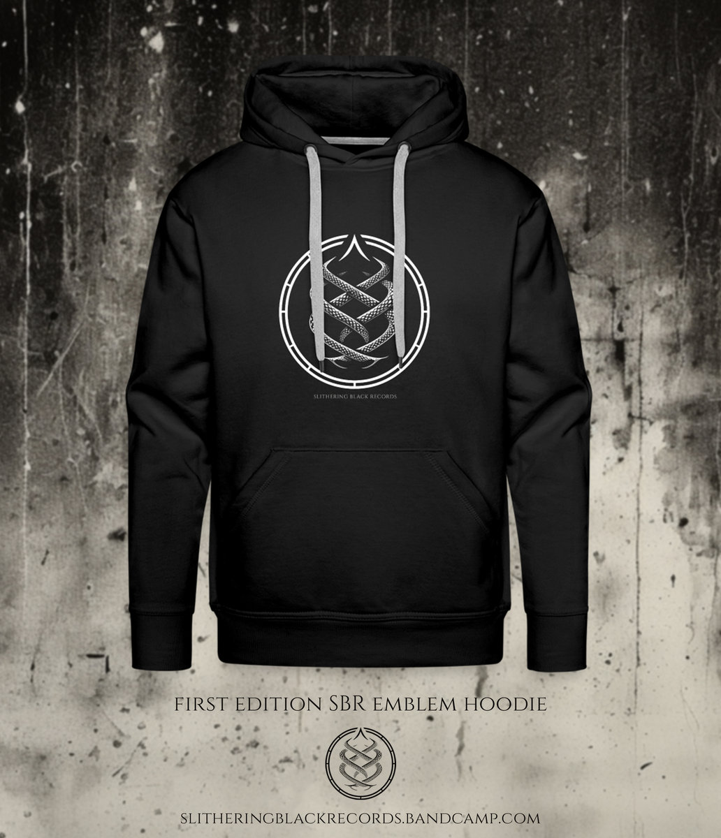 Slithering Black Records Emblem Hoodie (first edition) | Slithering ...